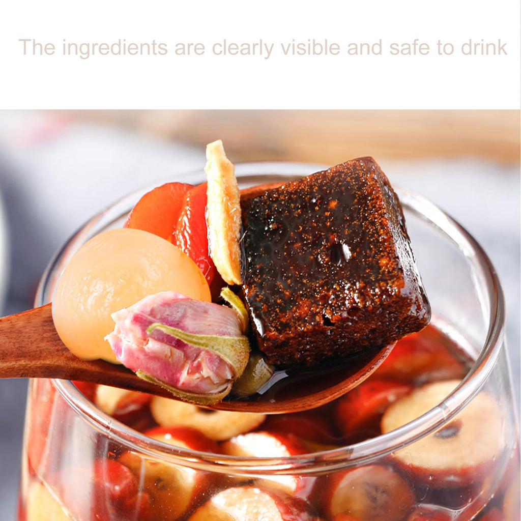 herbal tea with ginger and brown sugar