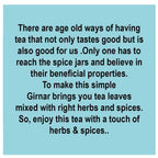 Herbal tea with ginger and spices