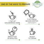 Herbal tea with goldenrod benefits