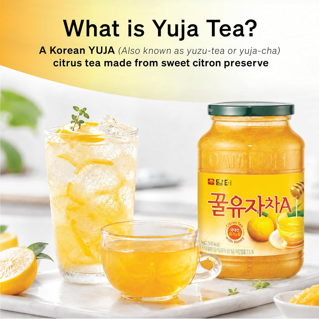 herbal tea with honey and citron