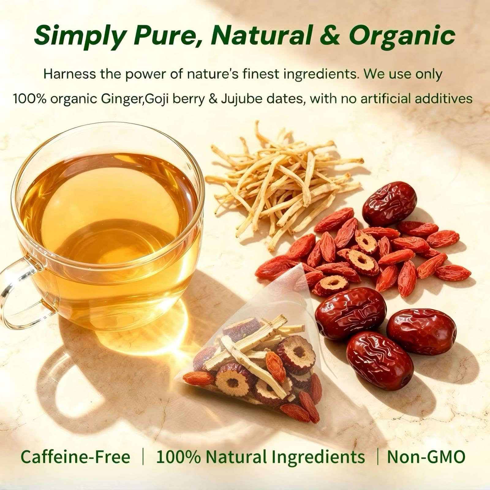 Herbal tea with jujube benefits