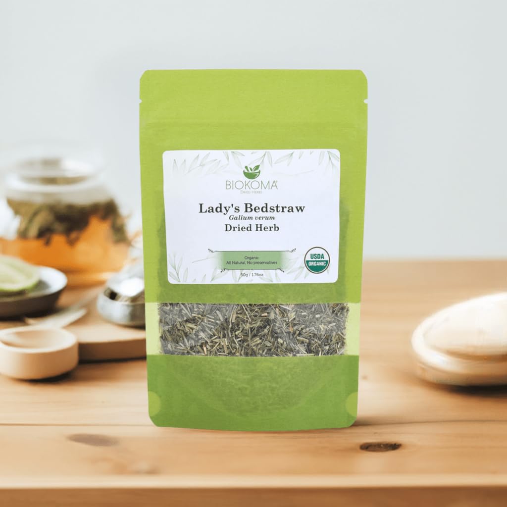 herbal tea with lady's bedstraw extract