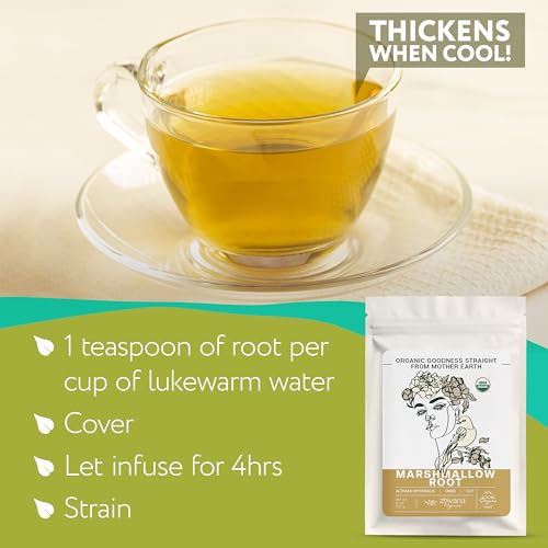 herbal tea with marshmallow root