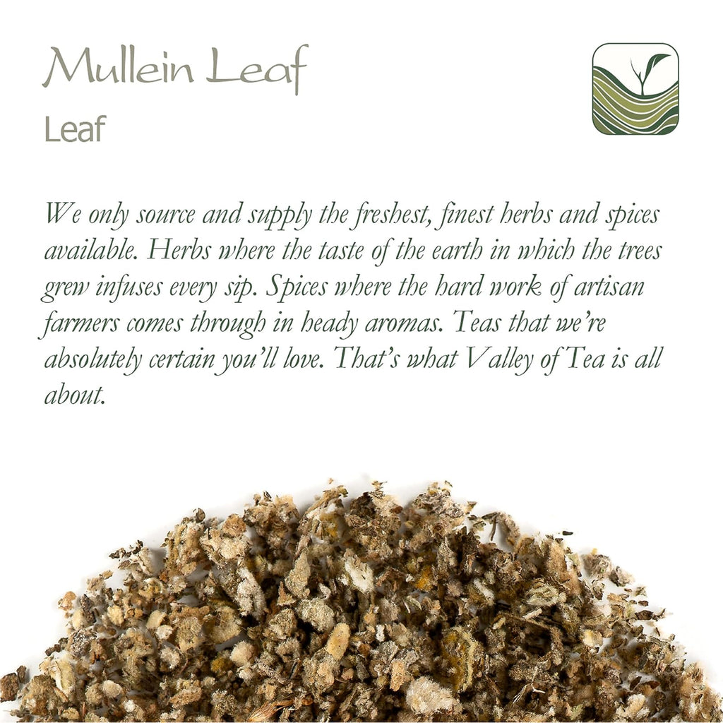 herbal tea with mullein for soothing effects