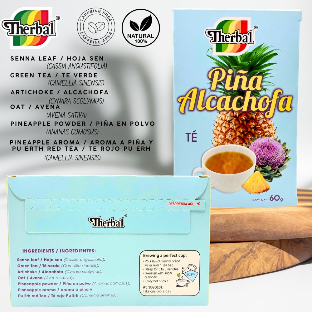 herbal tea with pineapple flavour