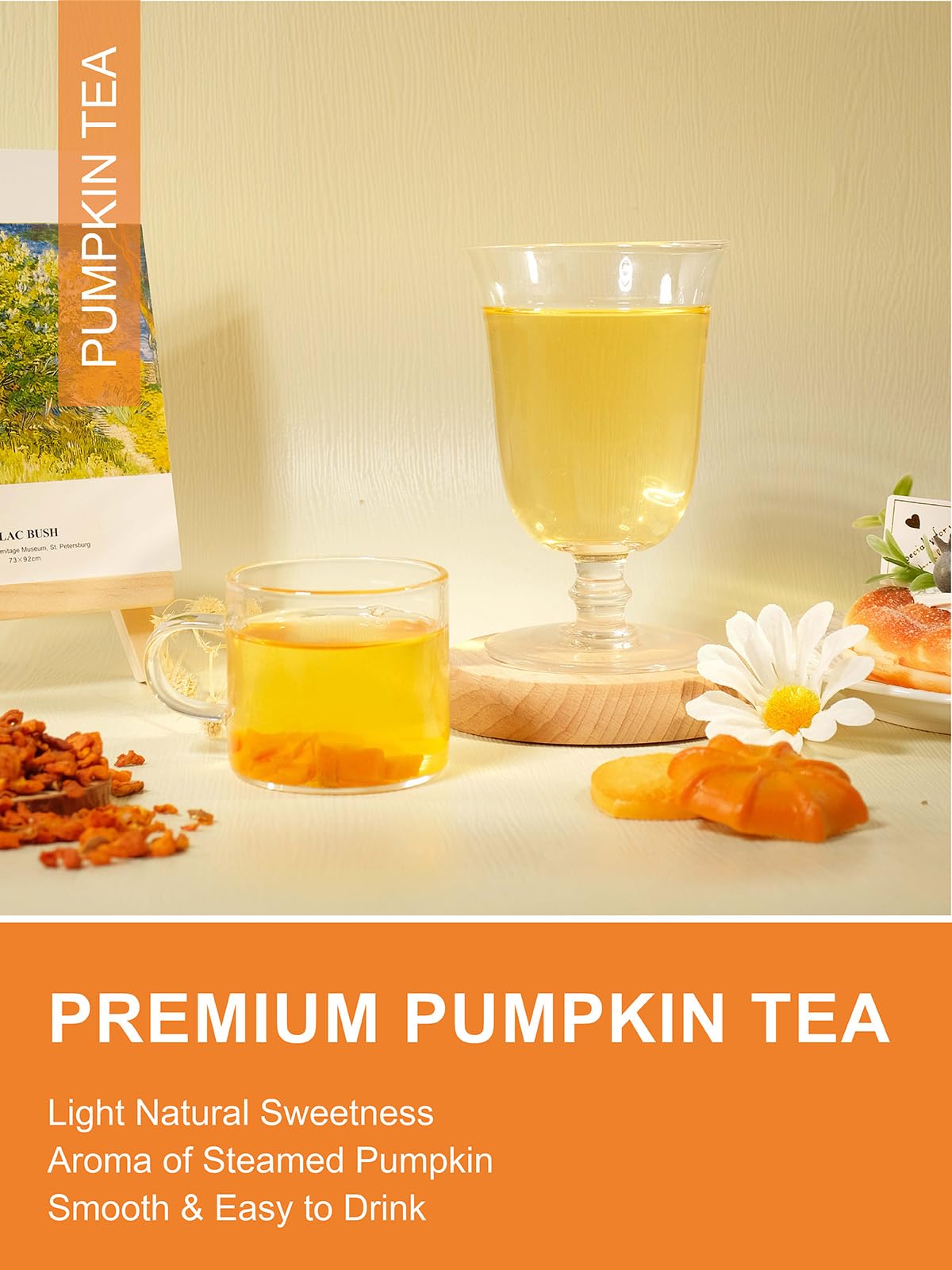 herbal tea with pumpkin flavour