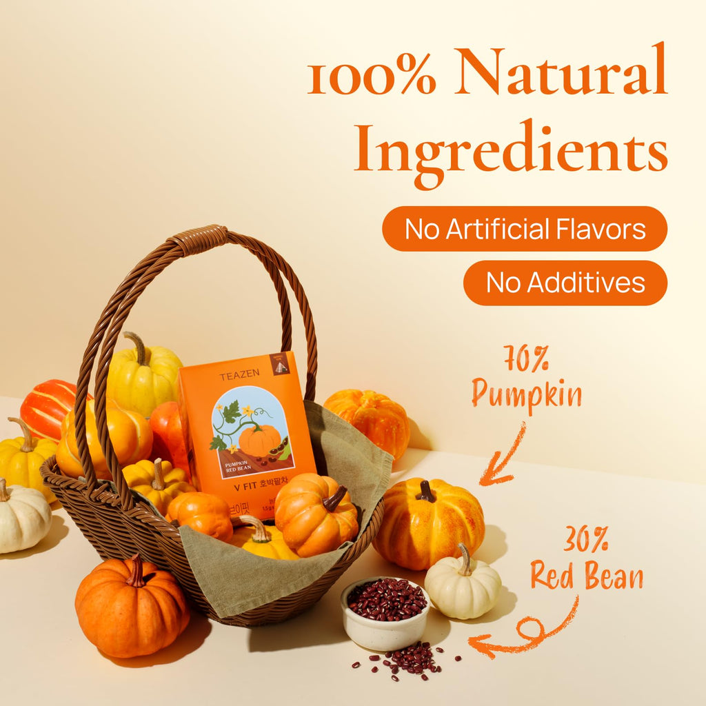 herbal tea with pumpkin flavour