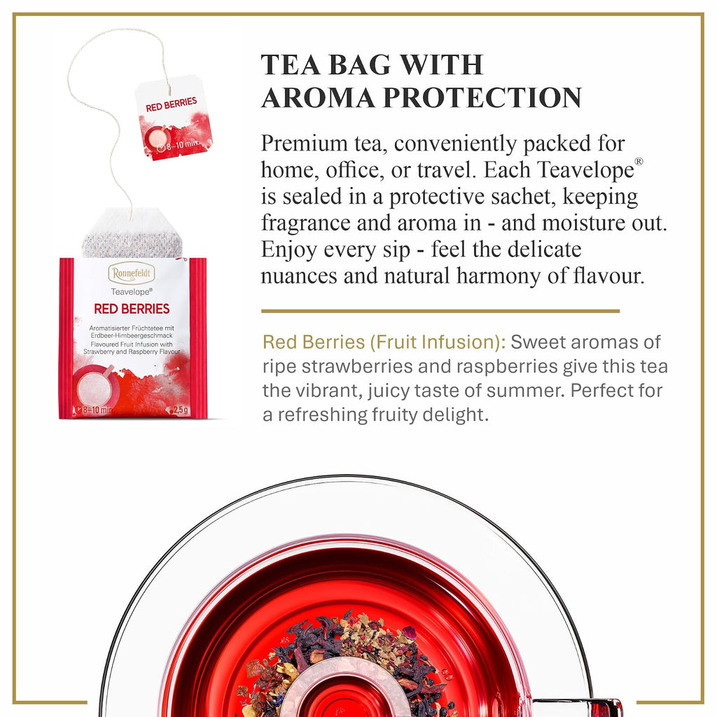 herbal tea with red berries