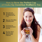Herbal tea with rich antioxidants