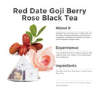 herbal tea with rose and goji