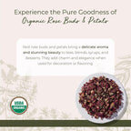 herbal tea with rose petals