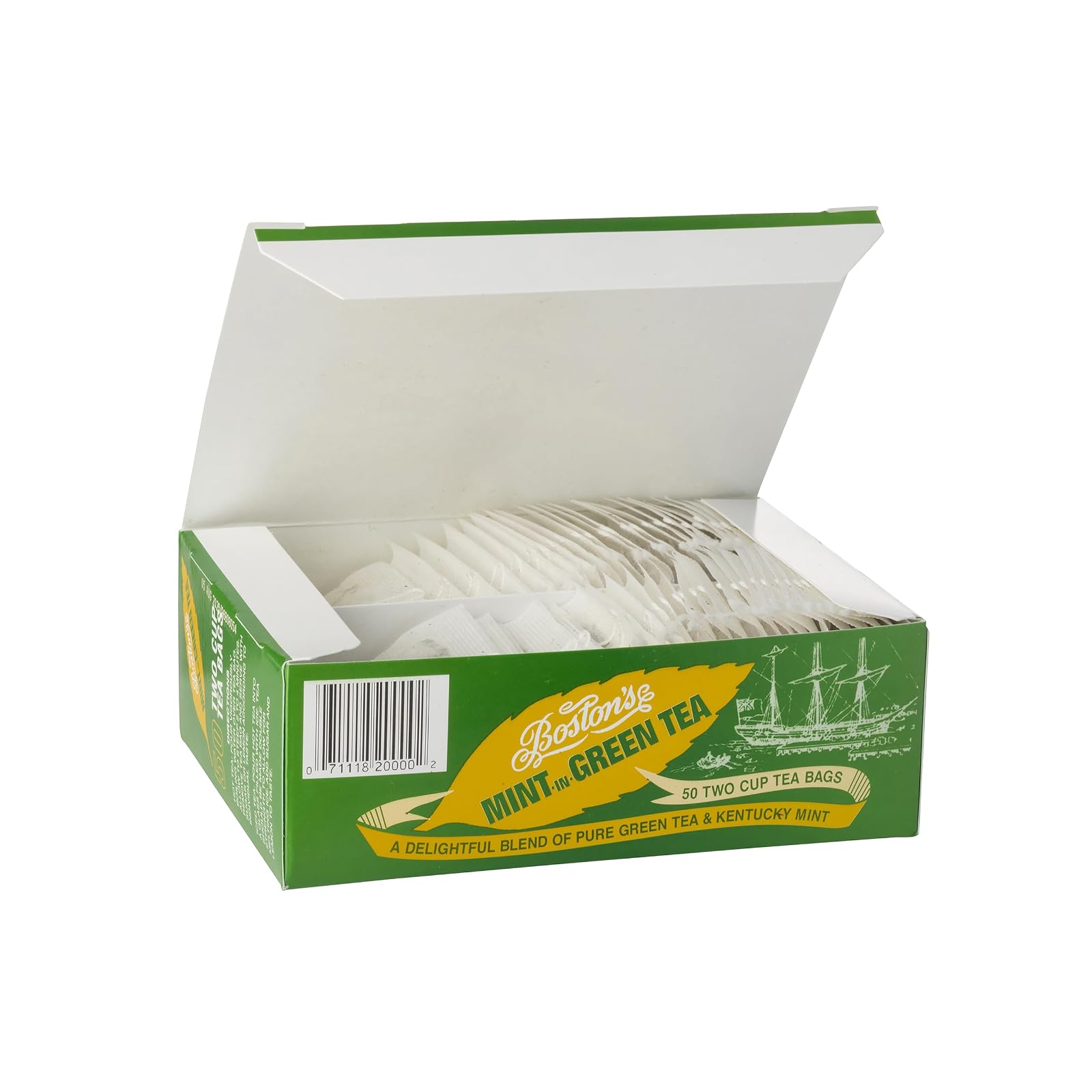 Herbal tea with soothing mint flavour