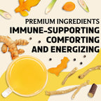 herbal tea with turmeric and ashwagandha