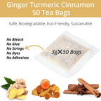 herbal tea with turmeric and ginger