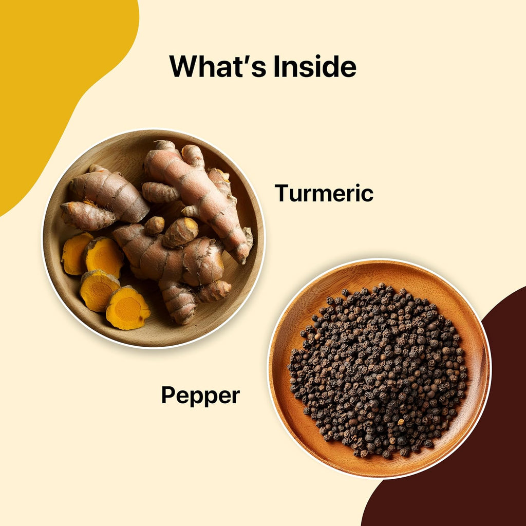 herbal tea with turmeric and pepper