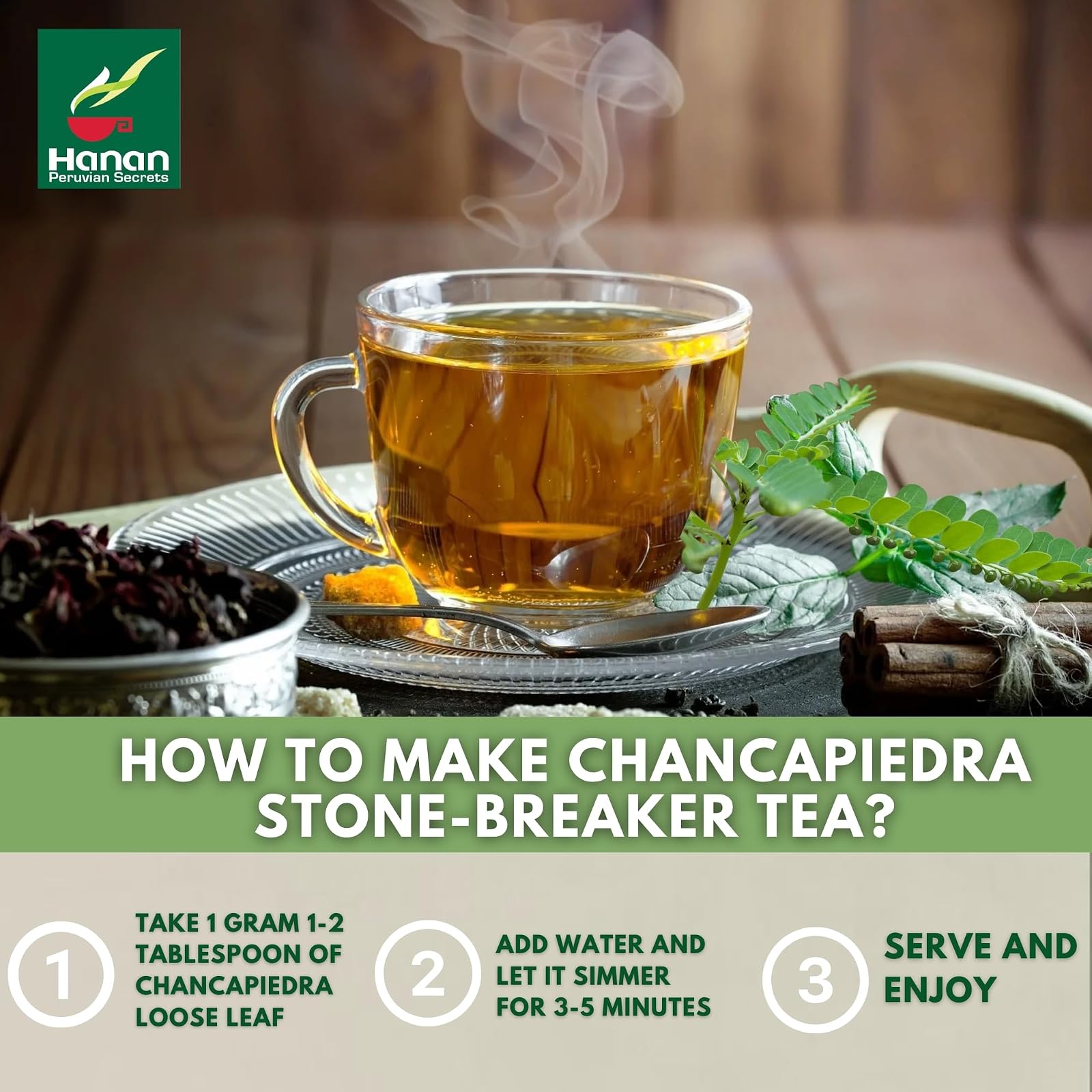 herbal tea with unique flavour profile