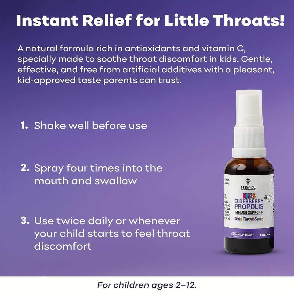 herbal throat spray with elderberry