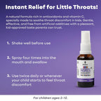herbal throat spray with elderberry