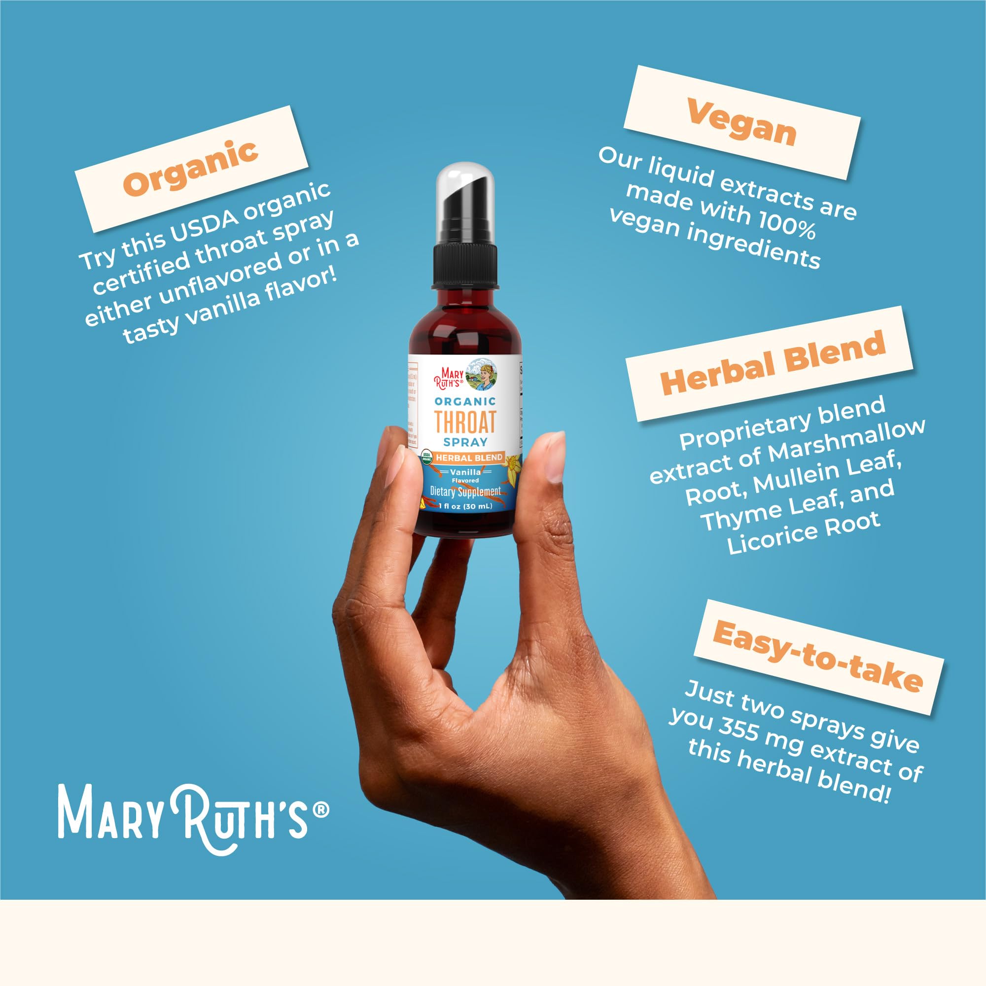 herbal throat spray with mullein