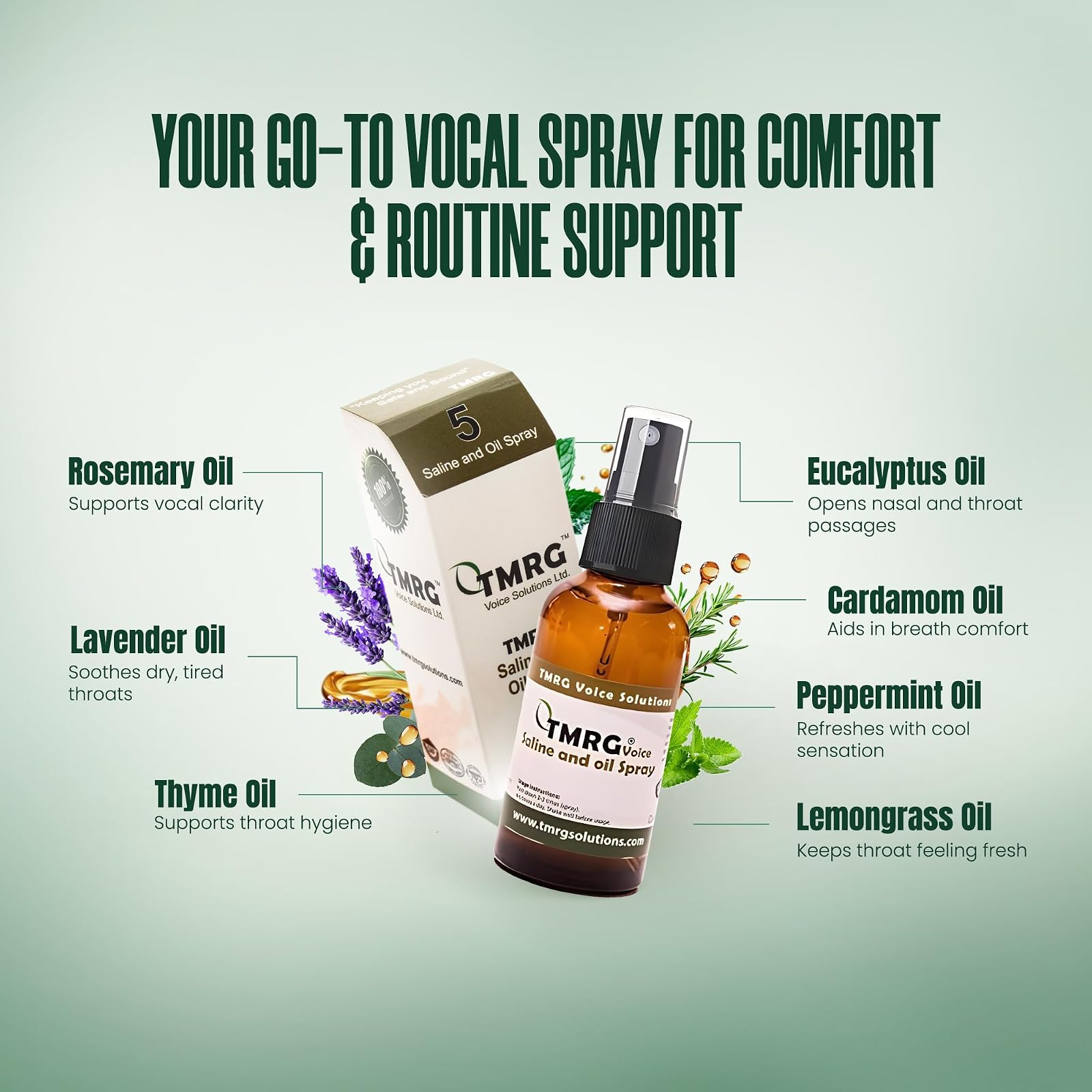 herbal throat spray with vitamin C