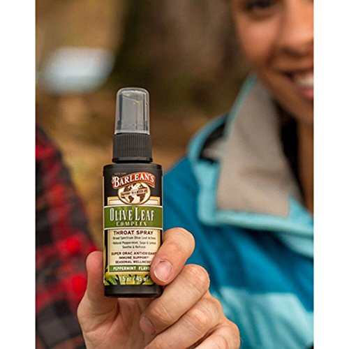 herbal throat support with olive leaf