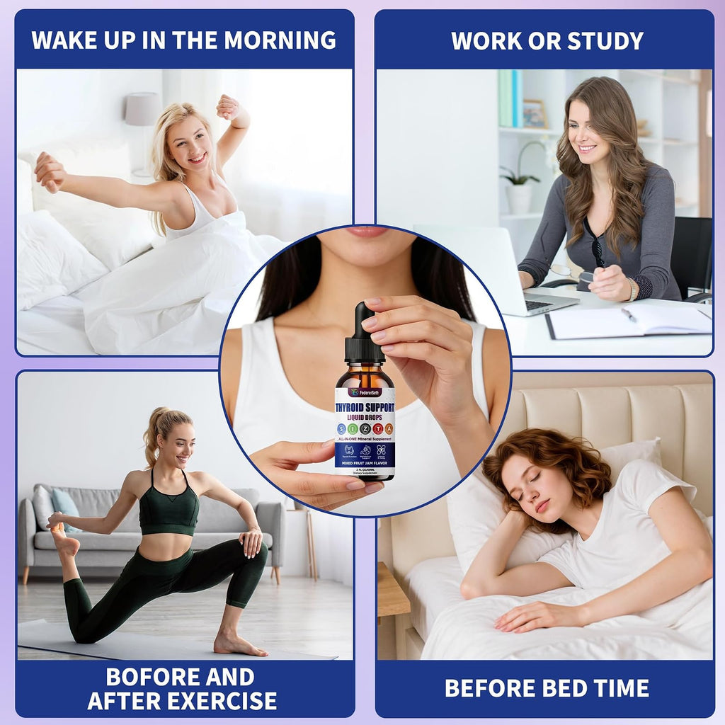 Herbal thyroid drops for balance
