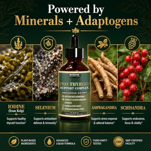Herbal thyroid drops for vitality
