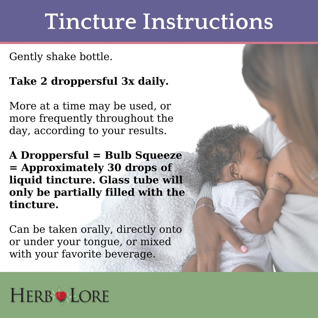 herbal tincture for breastfeeding support