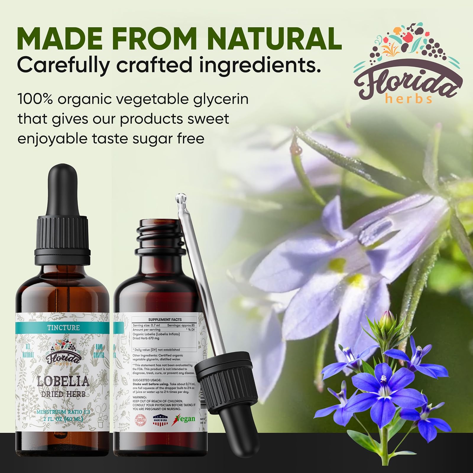 Herbal tincture for calming effects