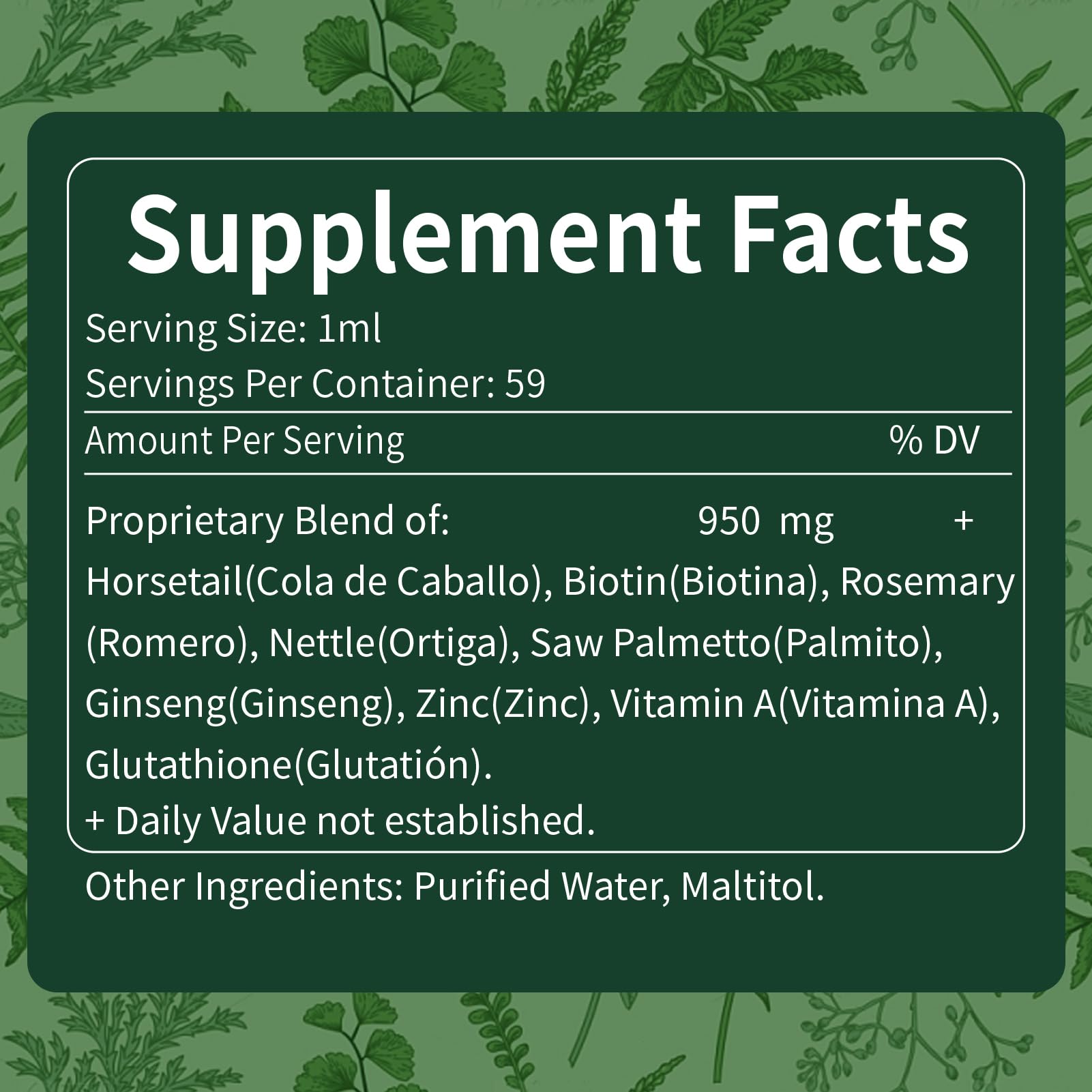herbal tincture for overall health