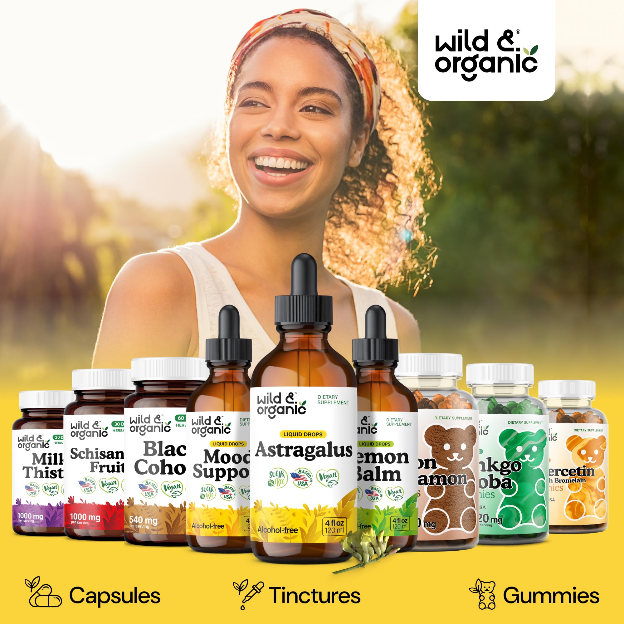 herbal tincture with astragalus extract