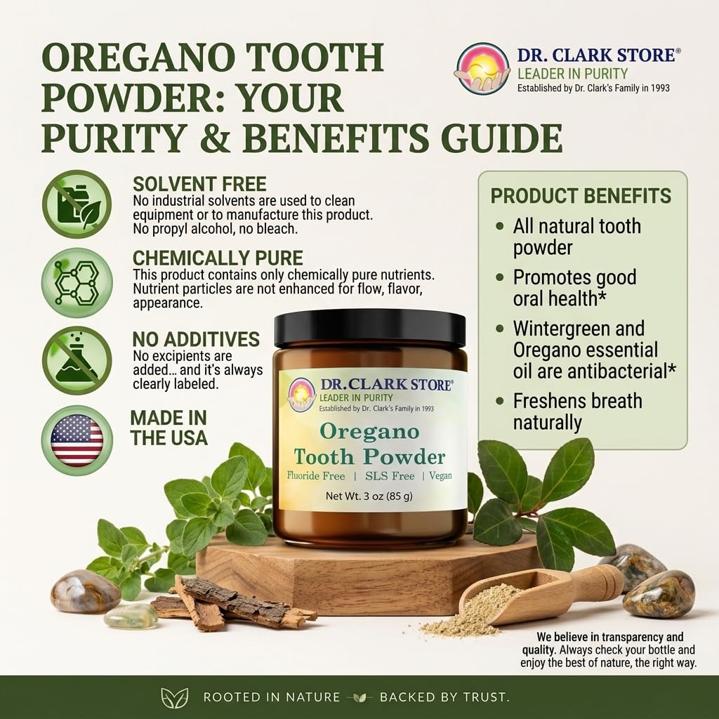 herbal tooth powder with oregano