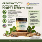 herbal tooth powder with oregano