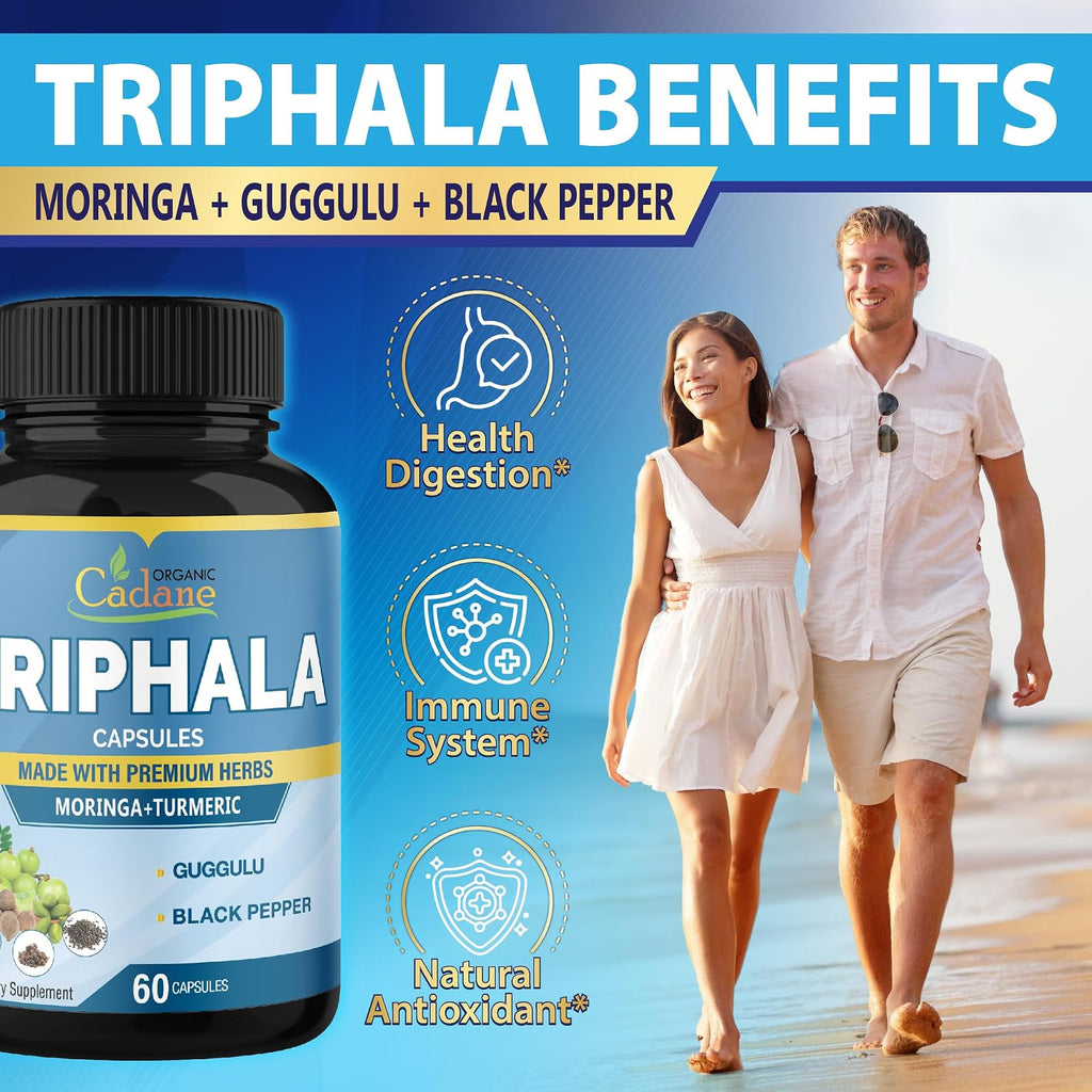 Herbal Triphala capsules for daily wellness