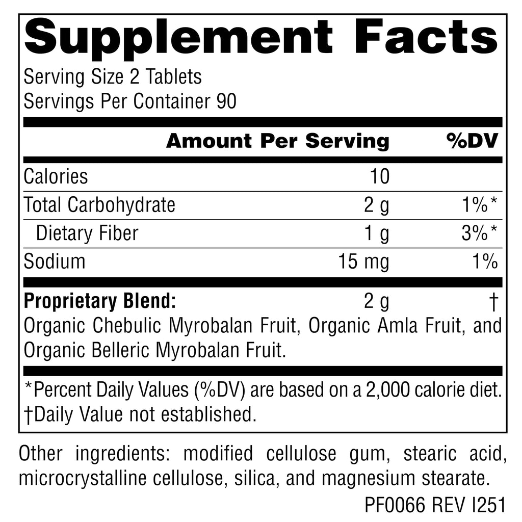 Herbal triphala for detox benefits