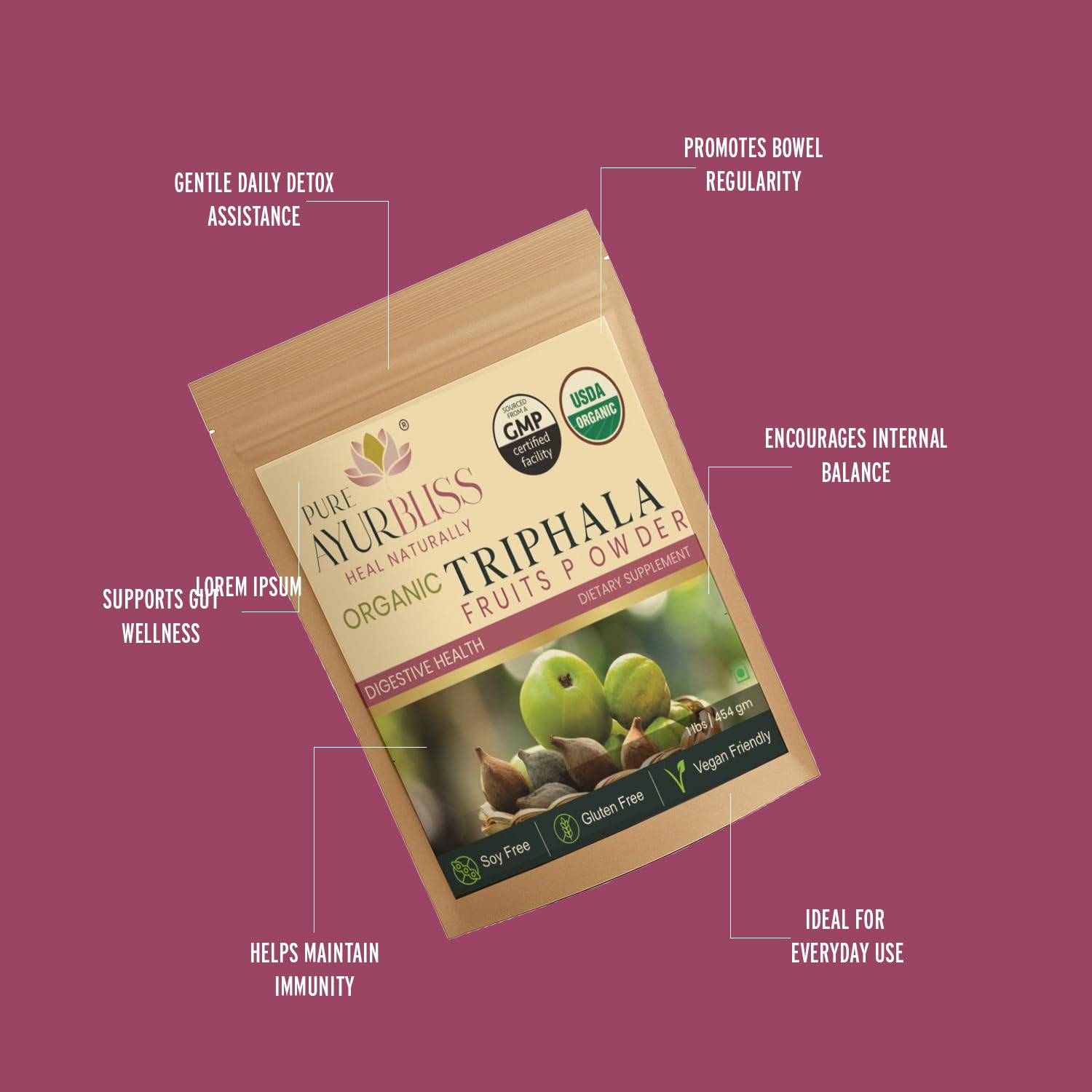 herbal triphala powder for immunity