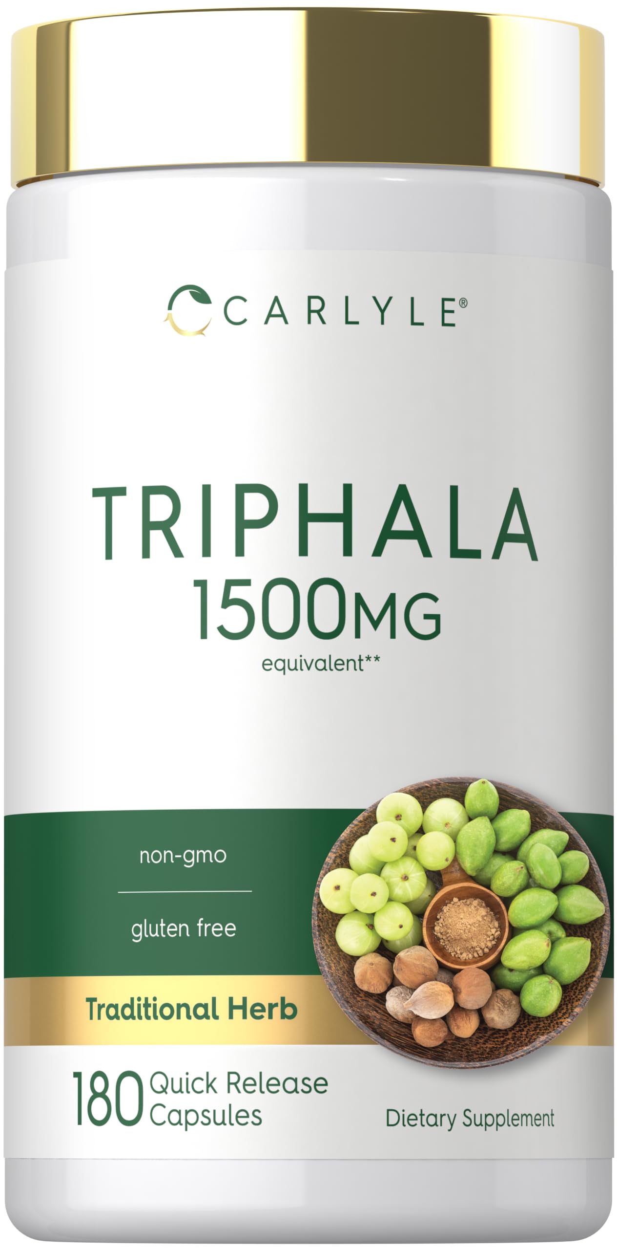 Herbal triphala supplement for wellness