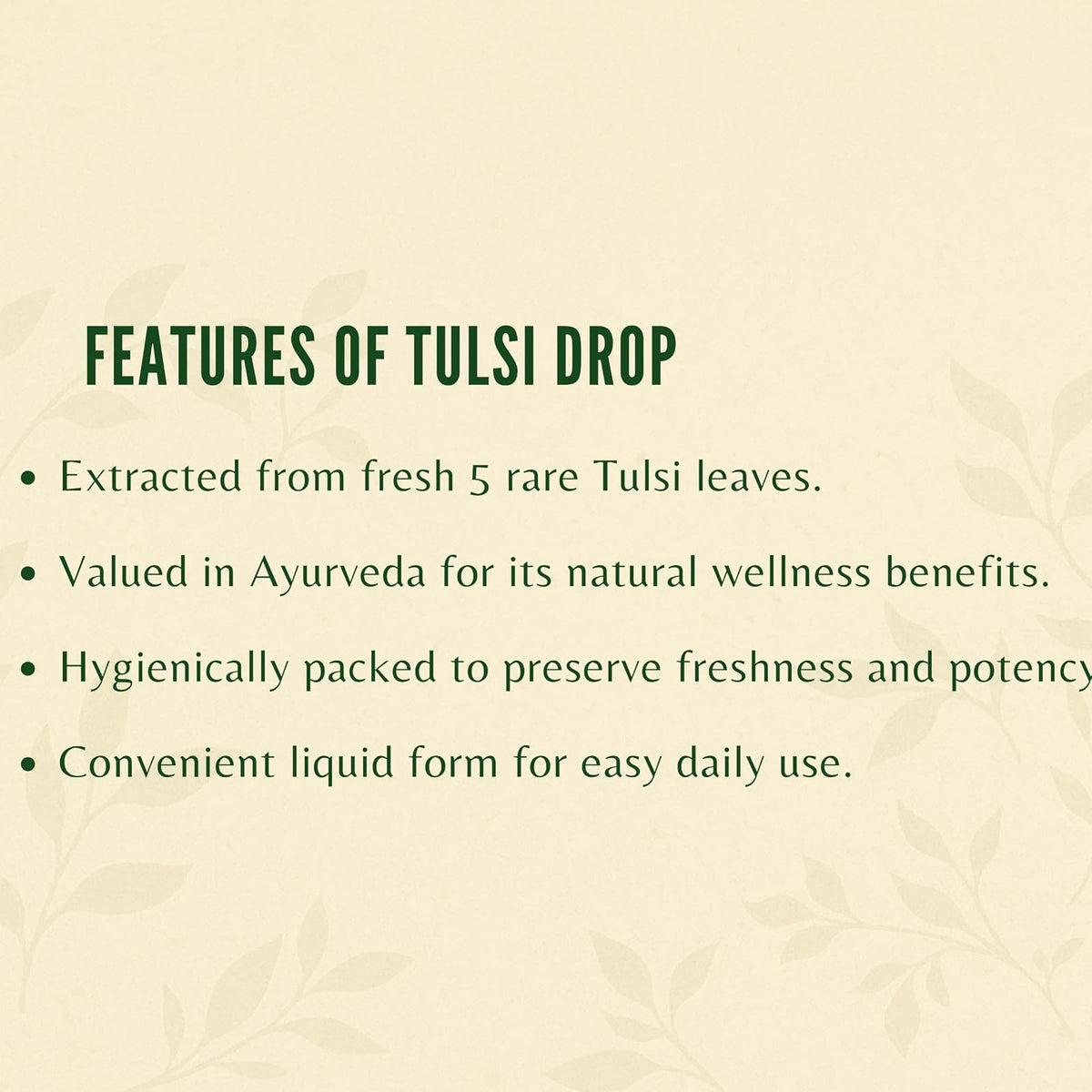 herbal Tulsi extract for holistic health