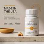 Herbal turmeric capsules for daily use
