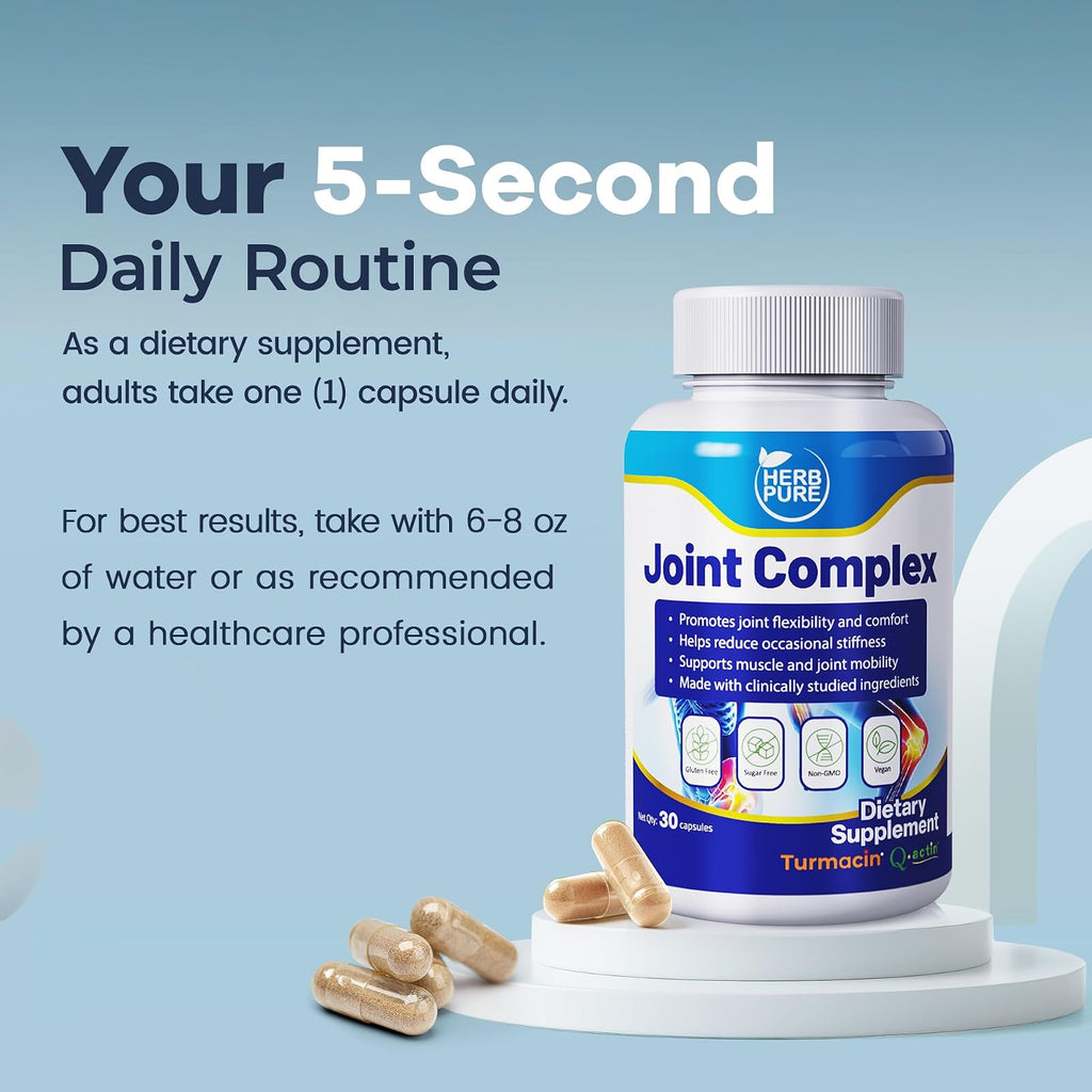 Herbal turmeric capsules for mobility support