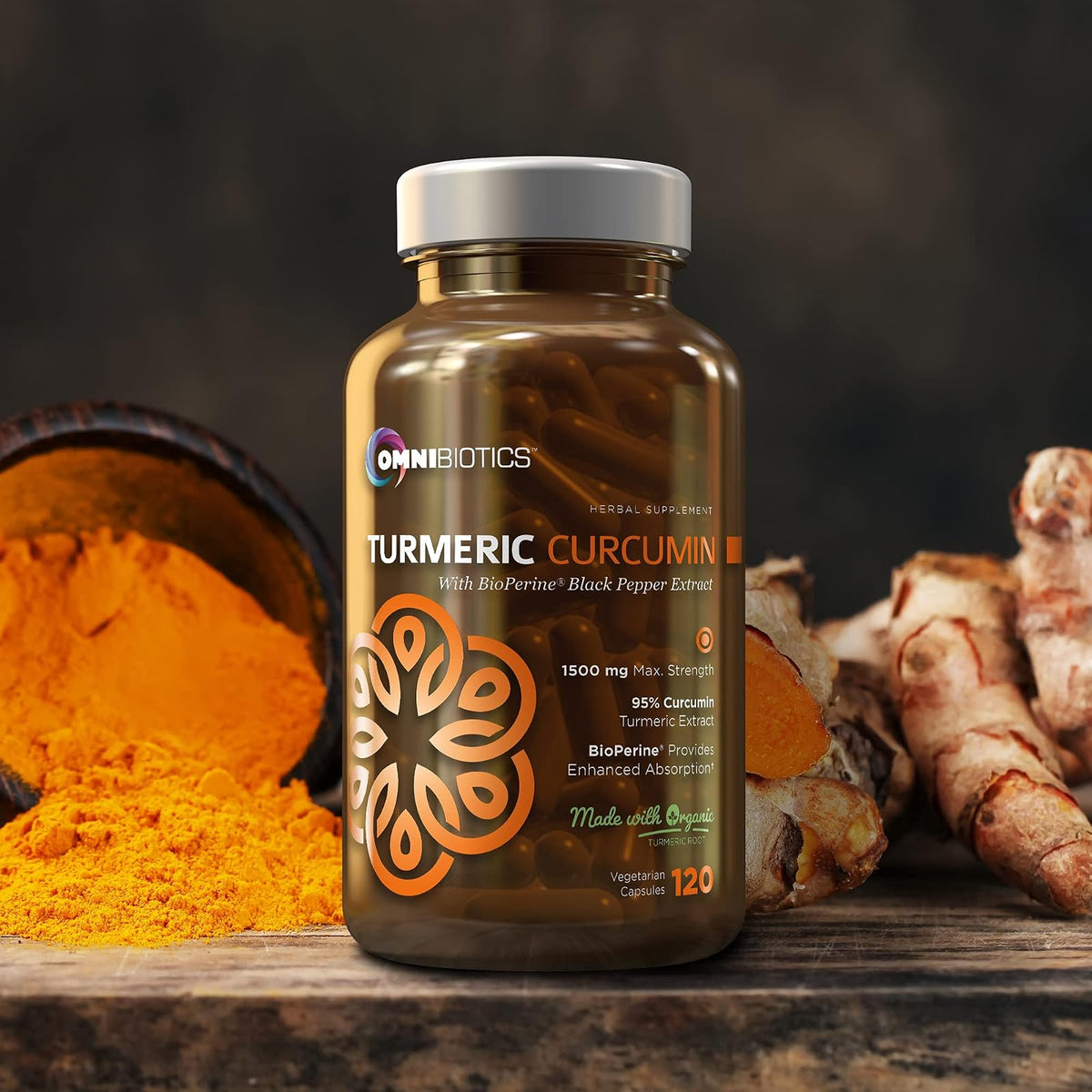 herbal turmeric capsules for vitality
