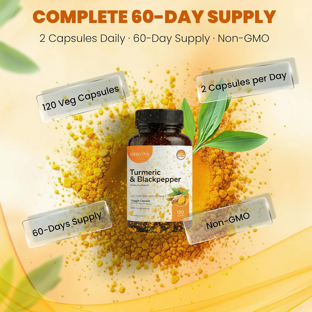 herbal turmeric capsules for wellness