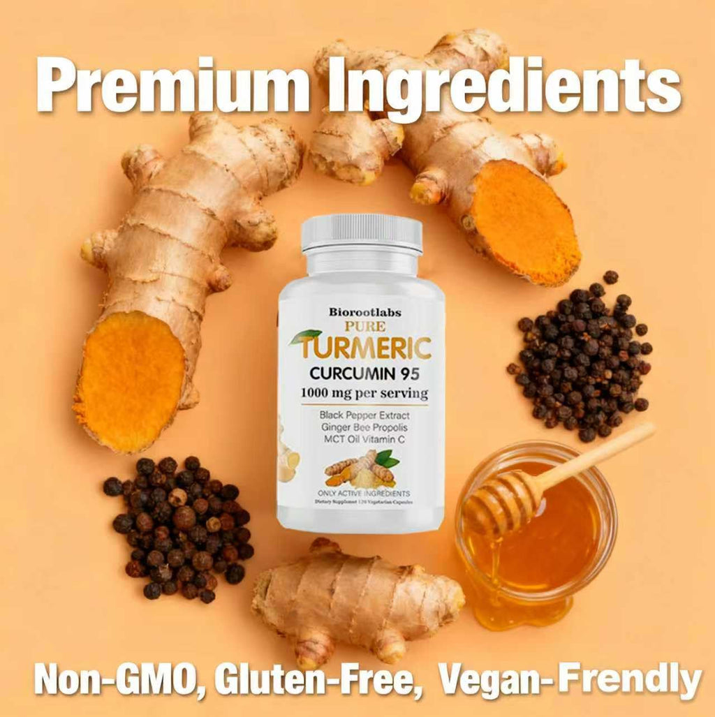 Herbal turmeric curcumin for wellness