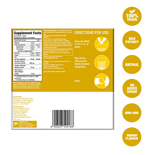 herbal turmeric effervescent tablets