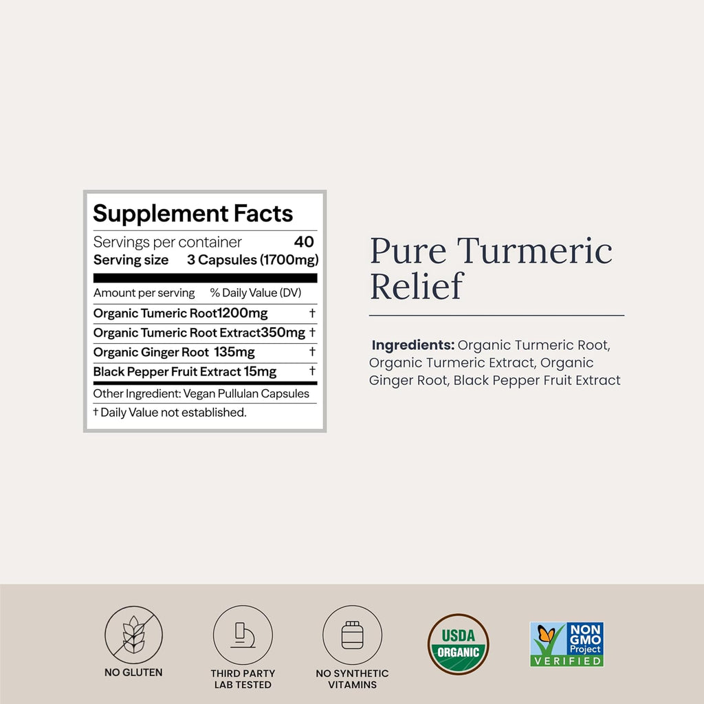 Herbal turmeric for joint support