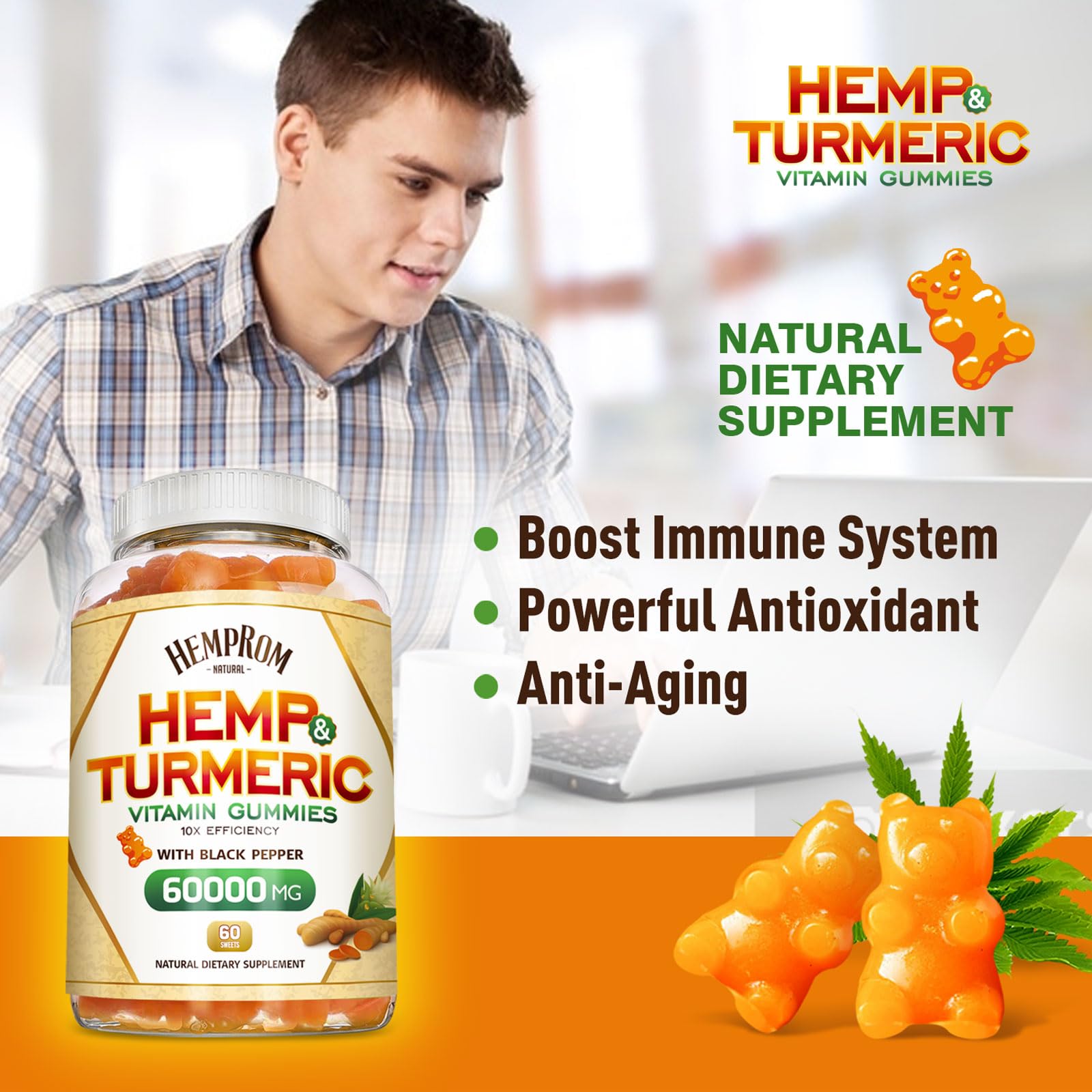 herbal turmeric gummies for immunity