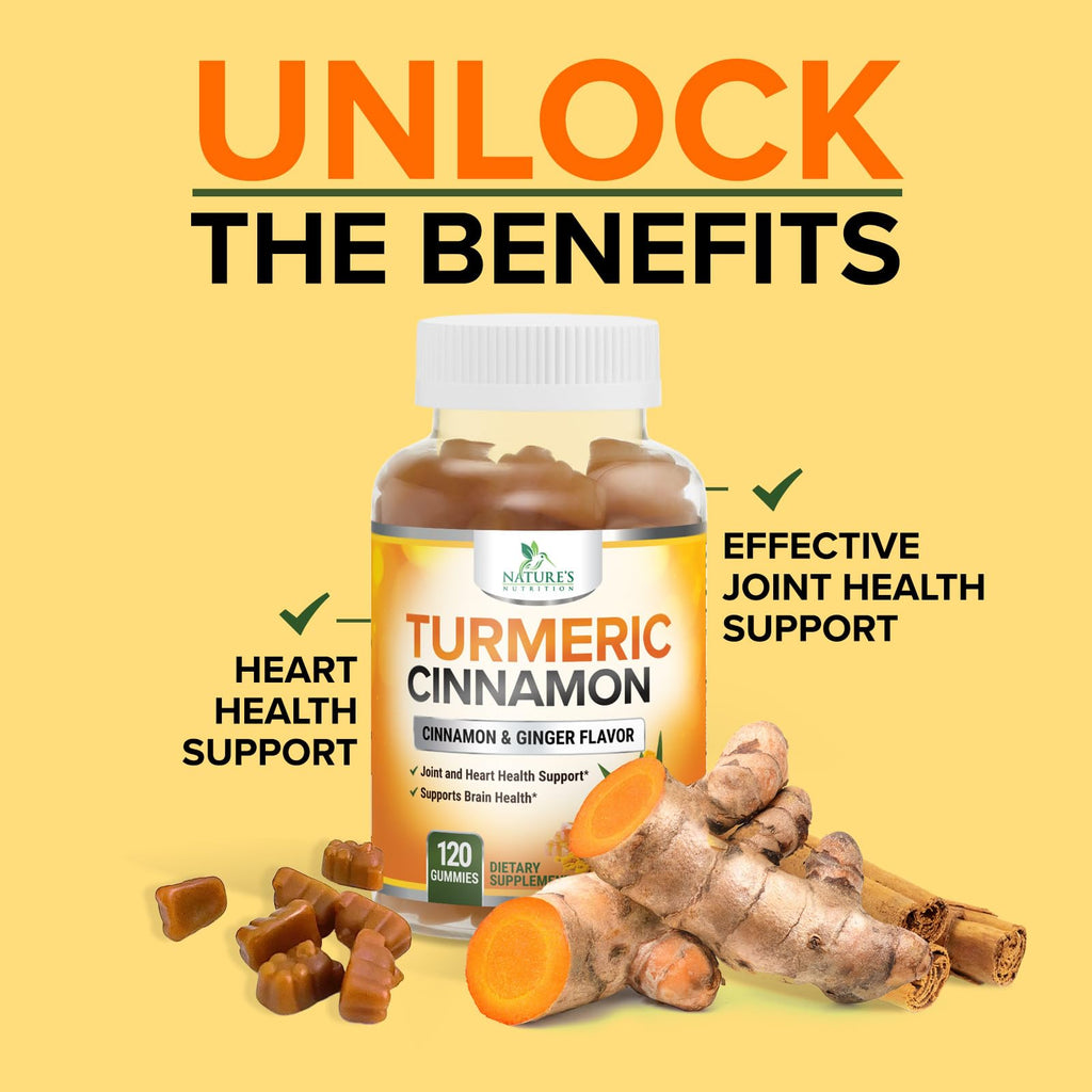 Herbal turmeric gummies for inflammation relief