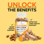 Herbal turmeric gummies for inflammation relief