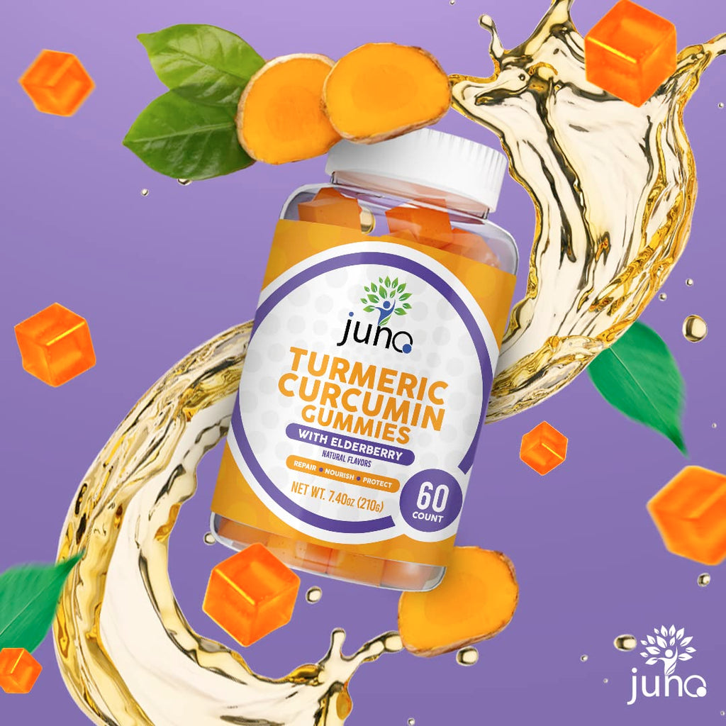 Herbal turmeric gummies for overall health