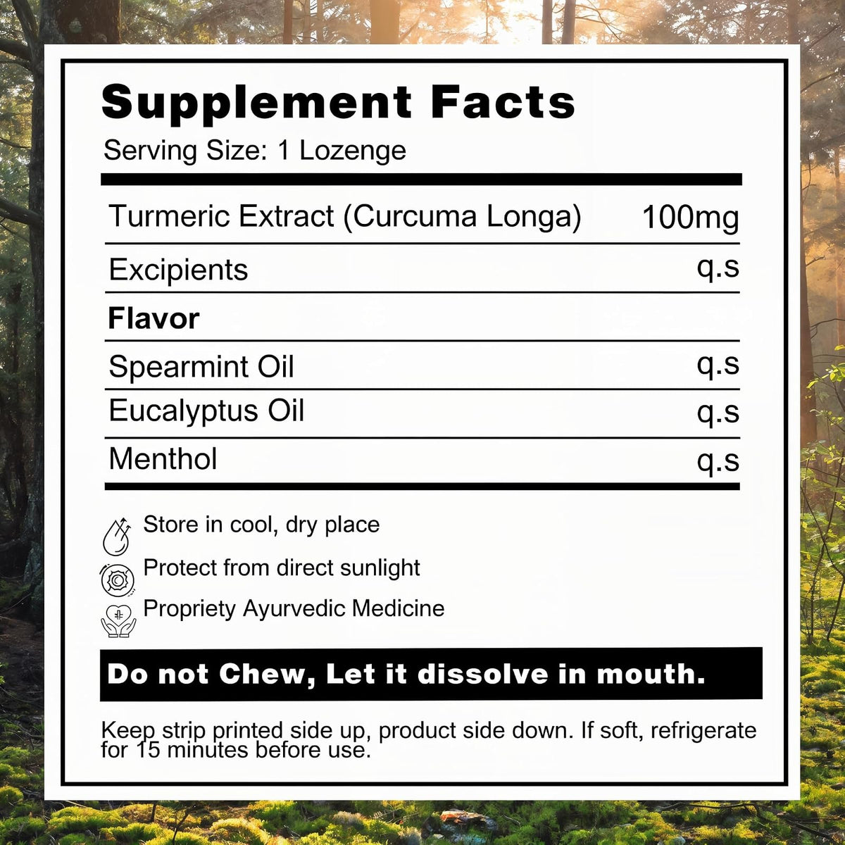 herbal turmeric lozenges for wellness